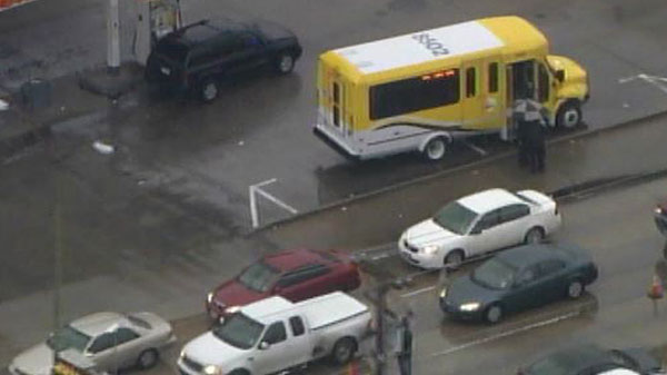 DART bus collides with three vehicles in East Dallas | wfaa.com