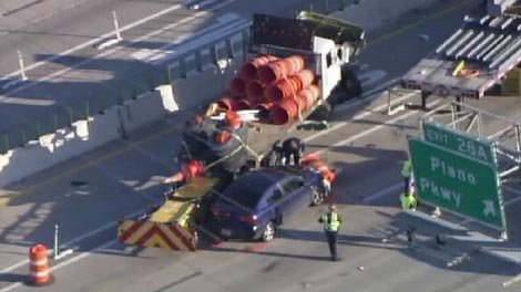 8 injured in five-vehicle accident on US-75 in Plano | wfaa.com