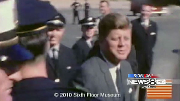 New clip shows JFK arriving in Dallas in 1963 | wfaa.com