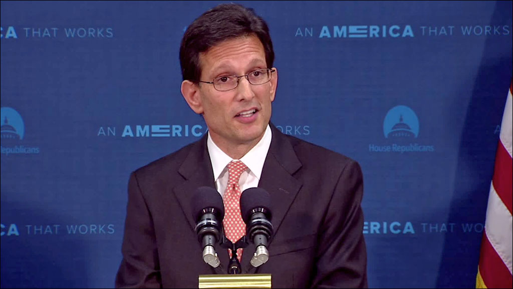 Cantor announces plans to resign as House majority leader | wfaa.com
