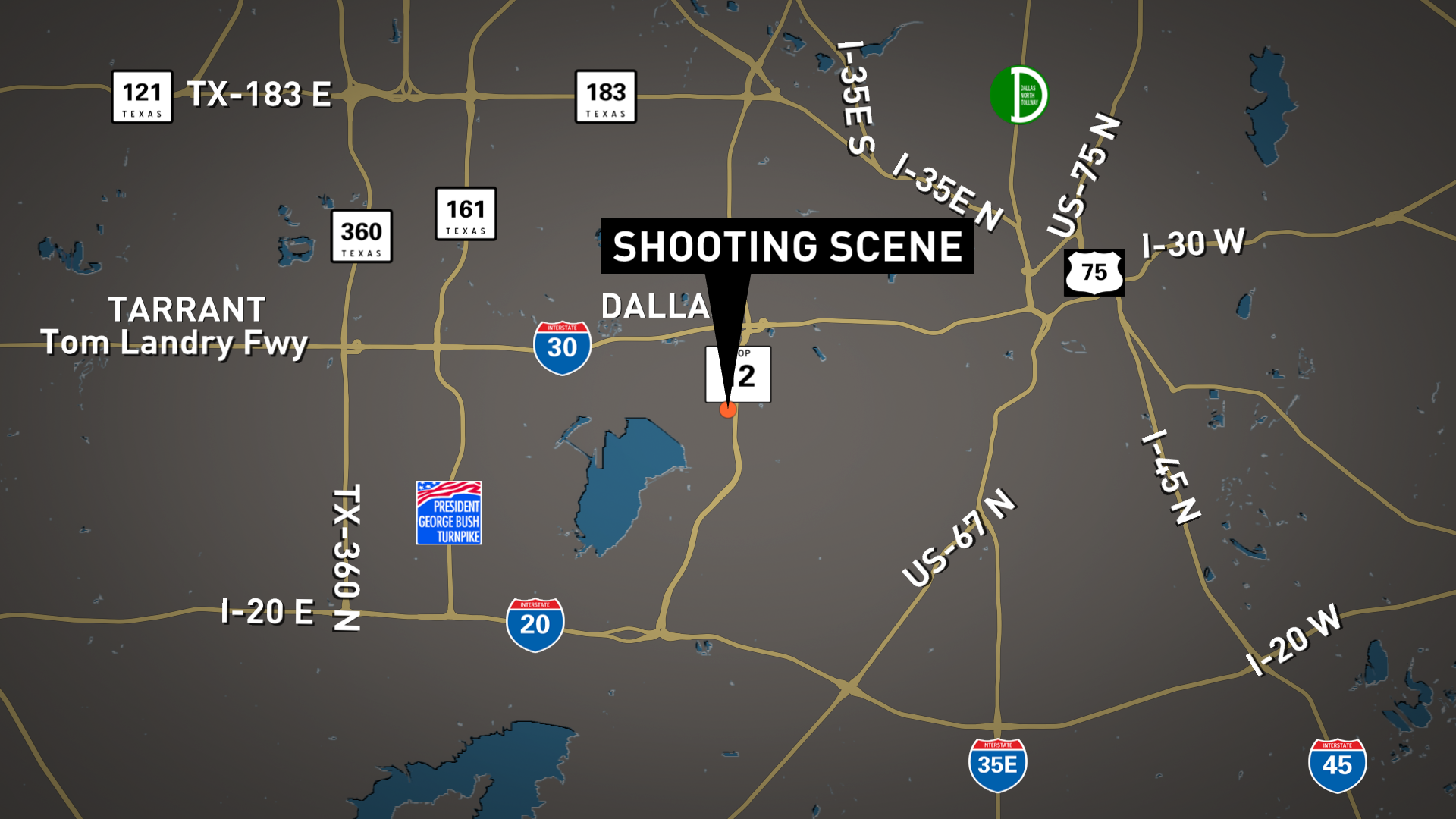 Person in custody, TVs taken as evidence in Dallas shooting | wfaa.com