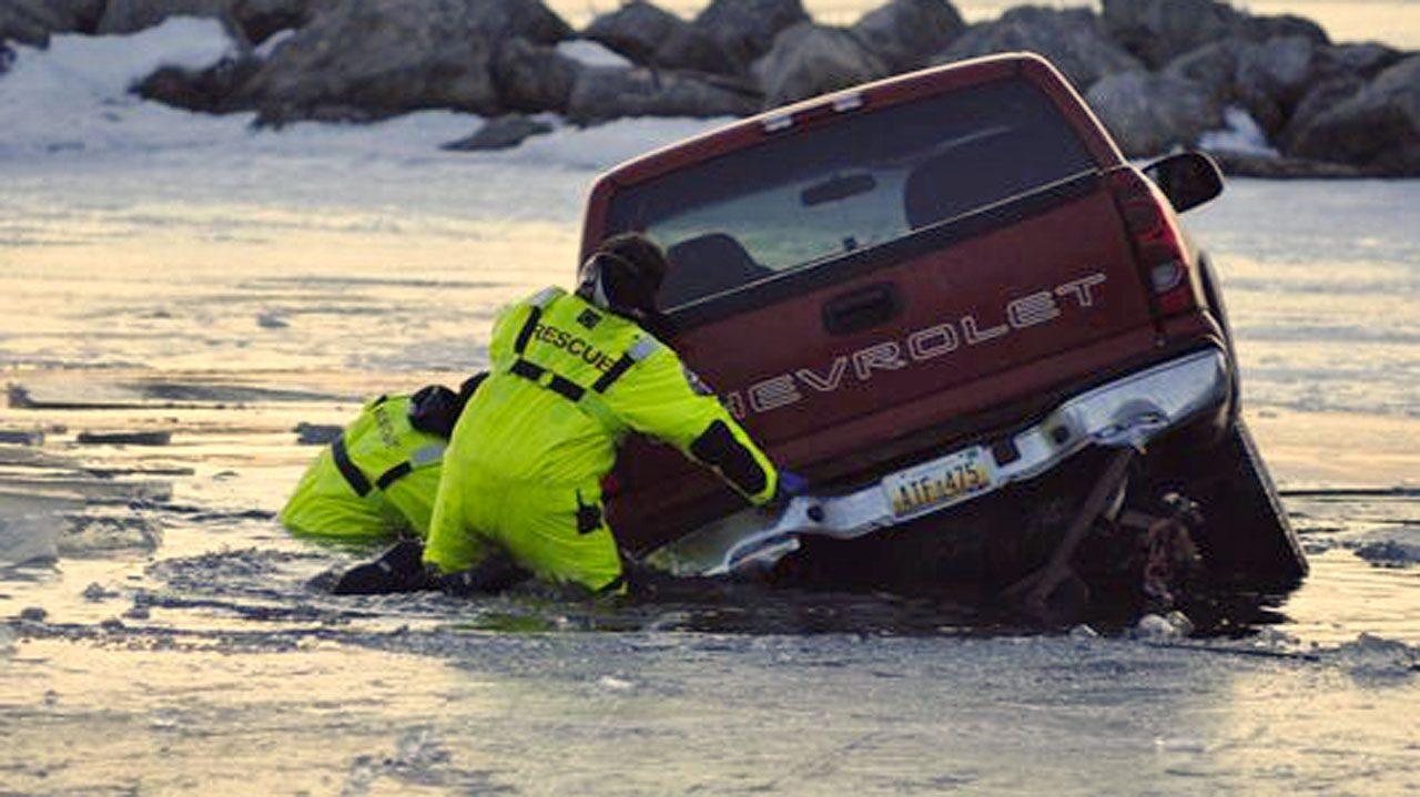 Father, son die after fall through thin ice on lake | wfaa.com