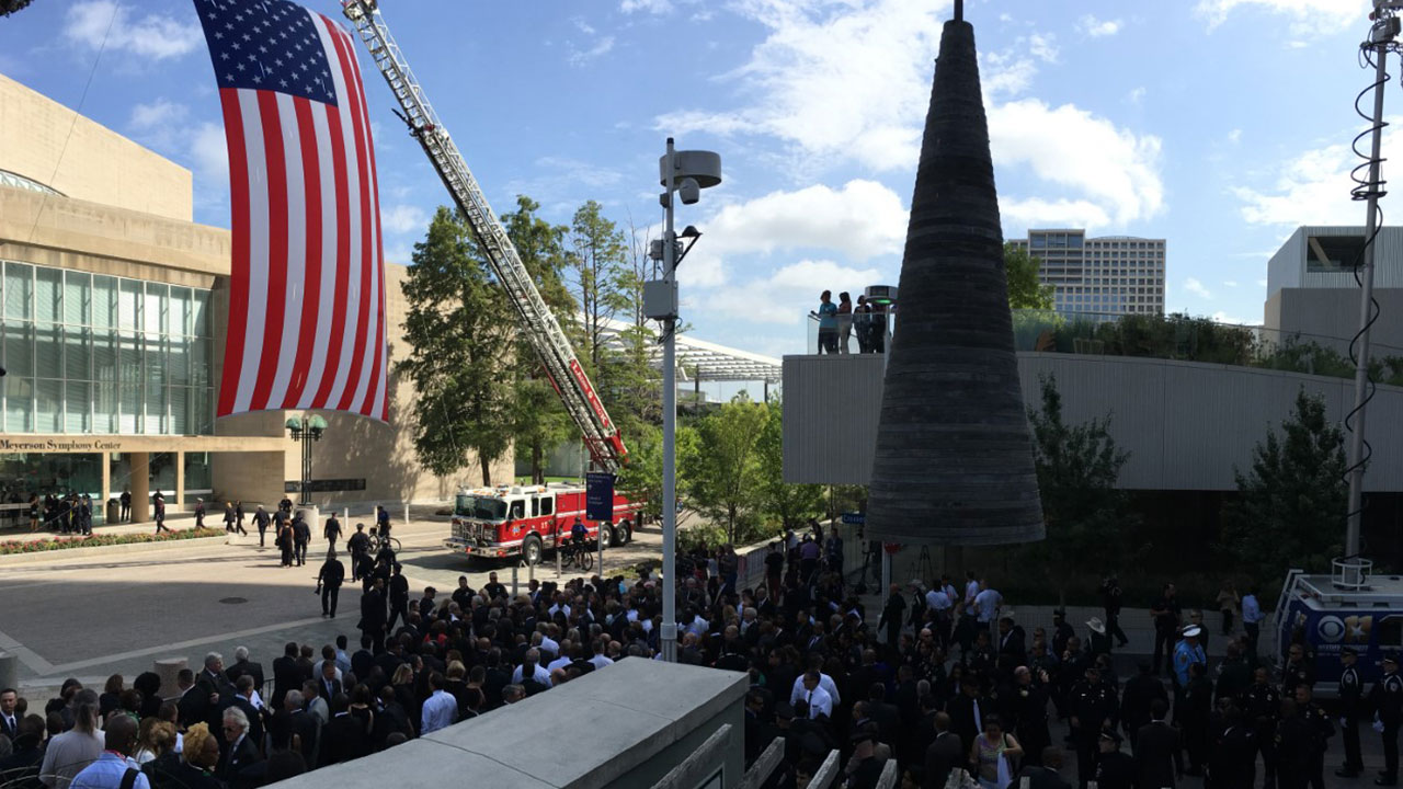 Photos: Memorial service for fallen Dallas officers | 11alive.com