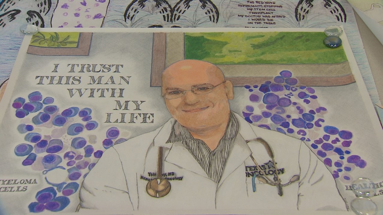 Local hospital uses art therapy for cancer patients | wfaa.com