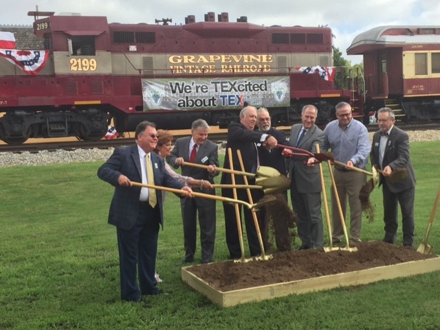 Photos: Rail project breaks ground in Grapevine | wfaa.com