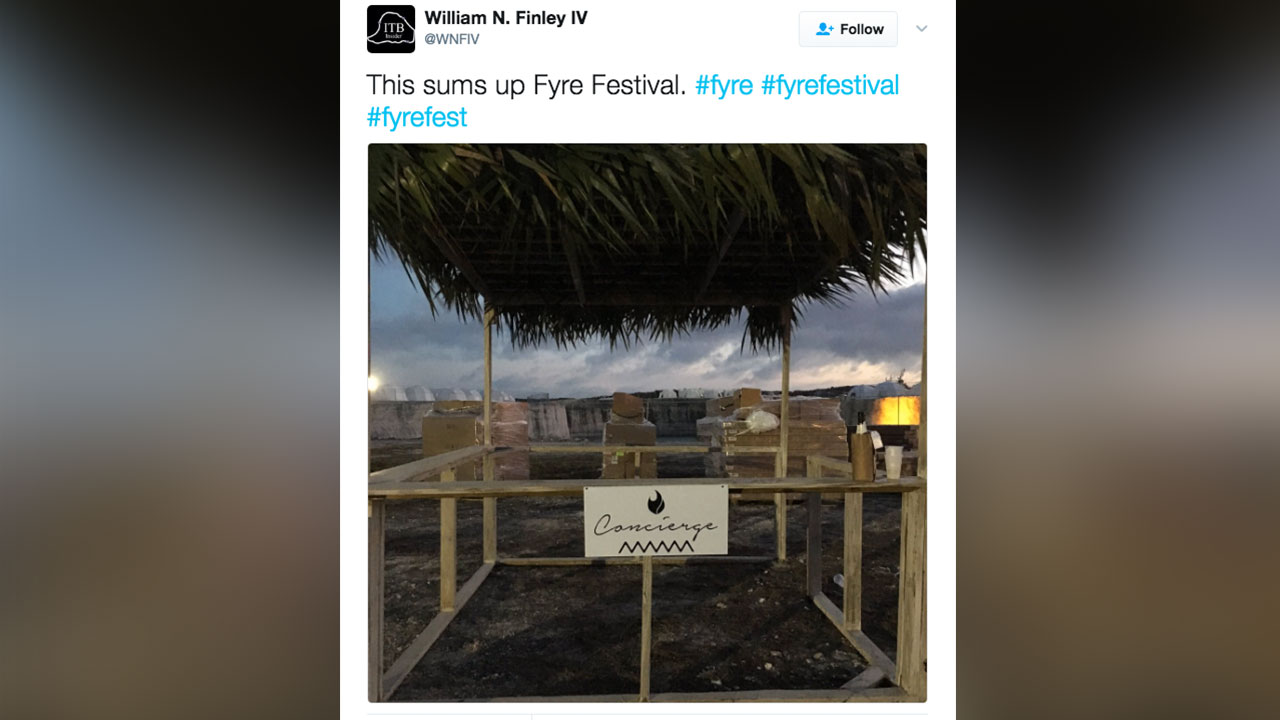 Fyre Festival a flop; Twitter users compare to 'Hunger Games' | wfaa.com