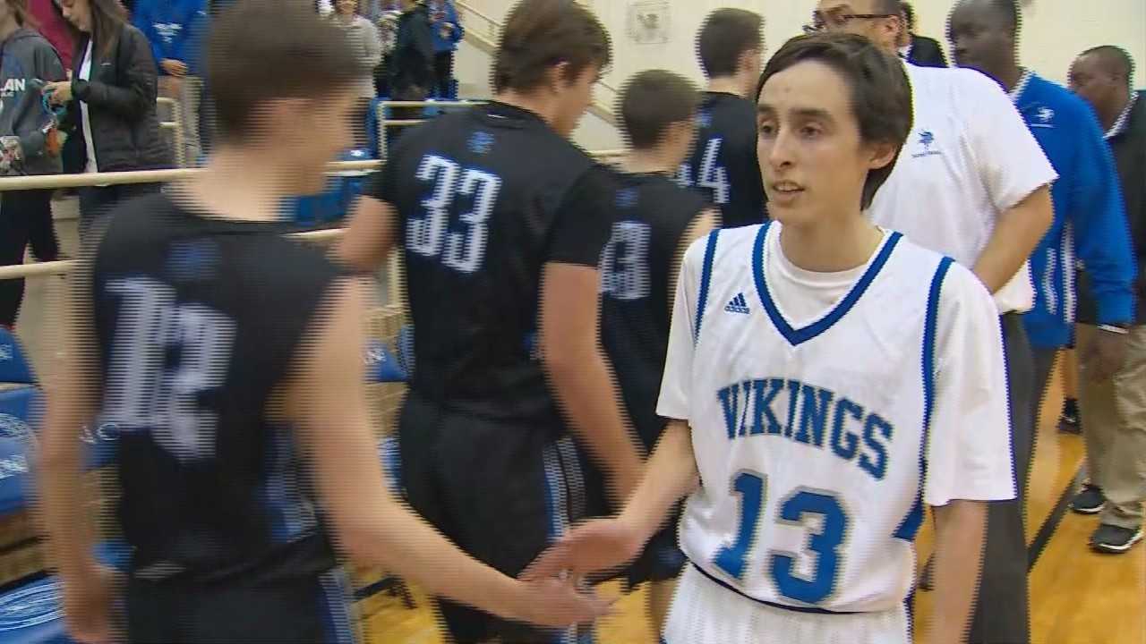 Nolan Catholic student battling rare illness fulfills dream of playing ...