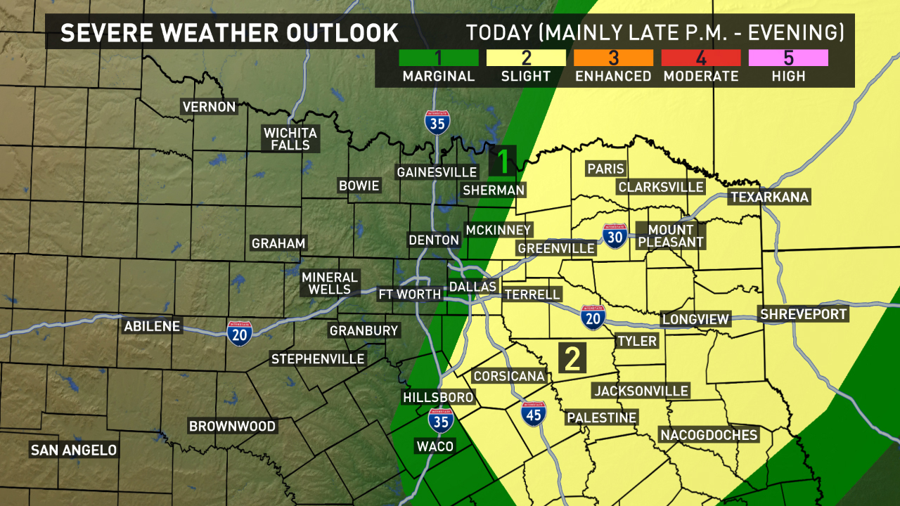 Spring temps bring storm chances back to North Texas Sunday | wfaa.com
